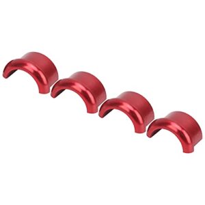 spyminnpoo bike handlebar shim adapter, 25.4mm to 31.8mm handlebar shim spacer reducer adapter for road bike(red)