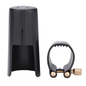 clarinet mouthpiece accessory, portable plastic clarinet mouthpiece ligature clarinet ligature clip fastener clarinet accessory for students practice professionals clarinet,