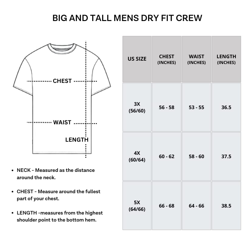 Real Essentials Men’s Big and Tall Tech Stretch Short Sleeve Crew Quick Dry Fit T-Shirt Wicking Active Athletic Gym Top Clothes Lounge Sleep Running Basketball Workout Tee, Set 6, 3XLT, Pack of 3