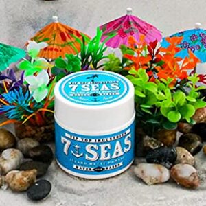 Tip Top 7Seas Island Matte Pomade - Medium Hold Matte Finish - Pina Colada Scent 4.25oz