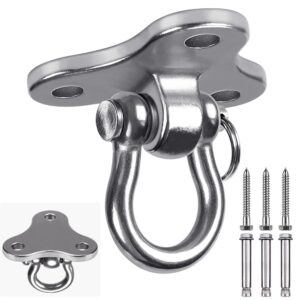 benelabel 3 holes heavy duty swing hanger, swing set hardware, swing set accessories, swing set brackets, hammock hanging kit, punching bag hangers, indoor/outdoor playground, 1100bl capacity