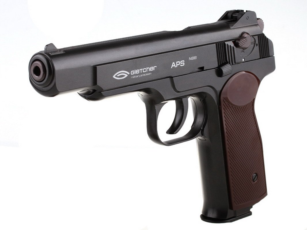 Gletcher APS NBB .177 CO2 BB Gun Air Pistol (Stechkin)