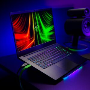 Razer Blade 14 Gaming Laptop: AMD Ryzen 9 5900HX 8 Core, NVIDIA GeForce RTX 3070, 14" QHD 165Hz, 16GB RAM, 1TB SSD - CNC Aluminum - Chroma RGB - THX Spatial Audio - Vapor Chamber Cooling