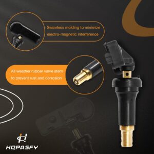 HQPASFY Tire Pressure Sensor 433MHz TPMS 4PCS Compatible with Dodge Charger Challenger Ram Chrysler 300 & More Replaces# 56029398AB