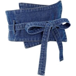 valiclud women denim waist cinch belt wide corset belts