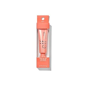 e.l.f. Ride or Die Lip Balm, Ultra-Hydrating Tinted Lip Balm, Infused with Jojoba Oil, Sheer Finish, Just Peachy, 0.42 Oz (12g)