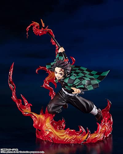 TAMASHII NATIONS - Demon Slayer: Kimetsu no Yaiba - Tanjiro Kamado Total Concentration Breathing, Bandai Spirits FiguartsZERO Collectible Statue