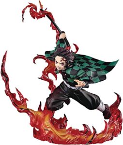 tamashii nations - demon slayer: kimetsu no yaiba - tanjiro kamado total concentration breathing, bandai spirits figuartszero collectible statue