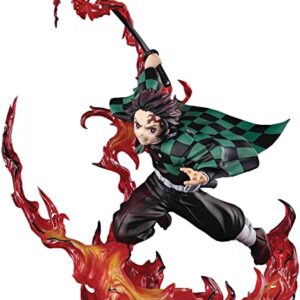 TAMASHII NATIONS - Demon Slayer: Kimetsu no Yaiba - Tanjiro Kamado Total Concentration Breathing, Bandai Spirits FiguartsZERO Collectible Statue