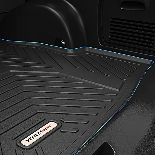 YITAMOTOR Cargo Mats Fits for 2015-2024 Ford Edge, All Weather Custom Fit Black Cargo Mats