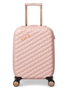 ted baker luggage, pink, carry-on 21-inch