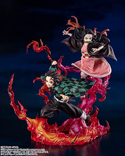 TAMASHII NATIONS - Demon Slayer: Kimetsu no Yaiba - Tanjiro Kamado Total Concentration Breathing, Bandai Spirits FiguartsZERO Collectible Statue