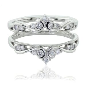 rpund cut created moissanite diamond enhancer solitaire engagement wedding ring for her (7),white(mno-igj-srr-188)