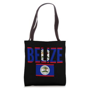 belizean - belize country flag tote bag