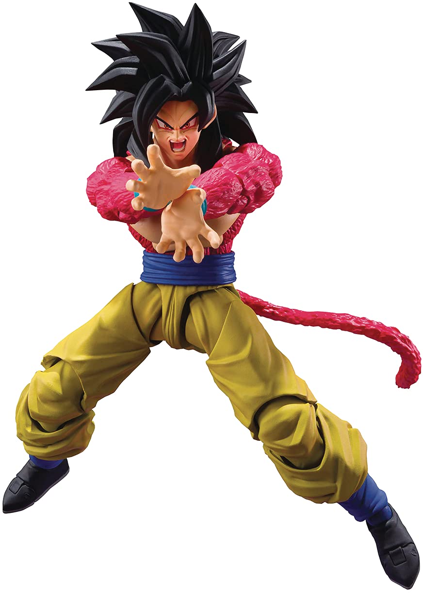 TAMASHII NATIONS - Dragon Ball GT - Super Saiyan 4 Son Goku, Bandai Spirits S.H.Figuarts Action Figure