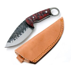 wild turkey handmade heavy duty high carbon fixed blade hunting knife