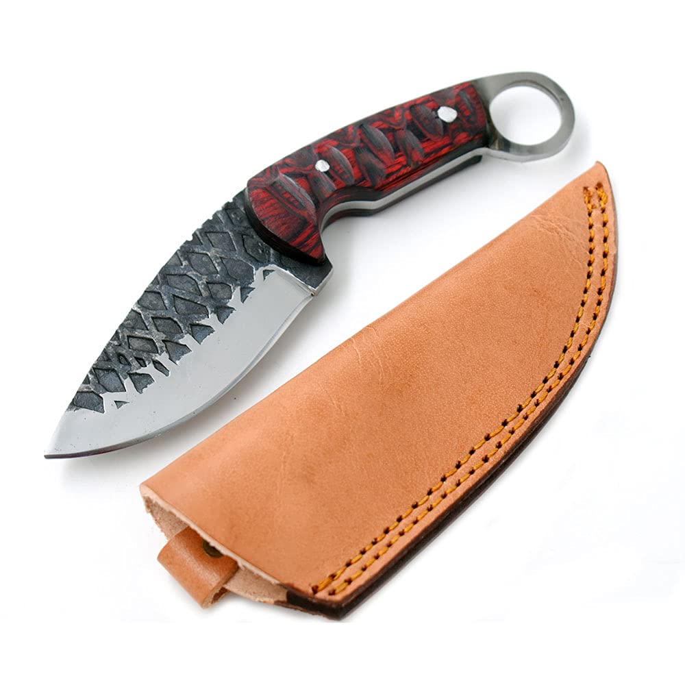 Wild Turkey Handmade Heavy Duty High Carbon Fixed Blade Hunting Knife