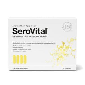 serovital renewal complex, serovital - renewal supplements - female critical peptide support - revitalizer for women, 120 capsules (pack of 1)