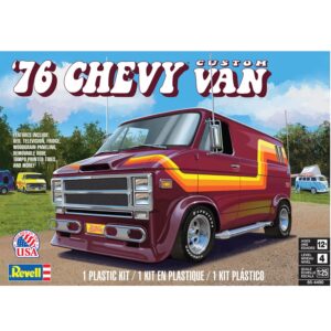 revell 85-4490 1/25 76 chevy custom van model kit