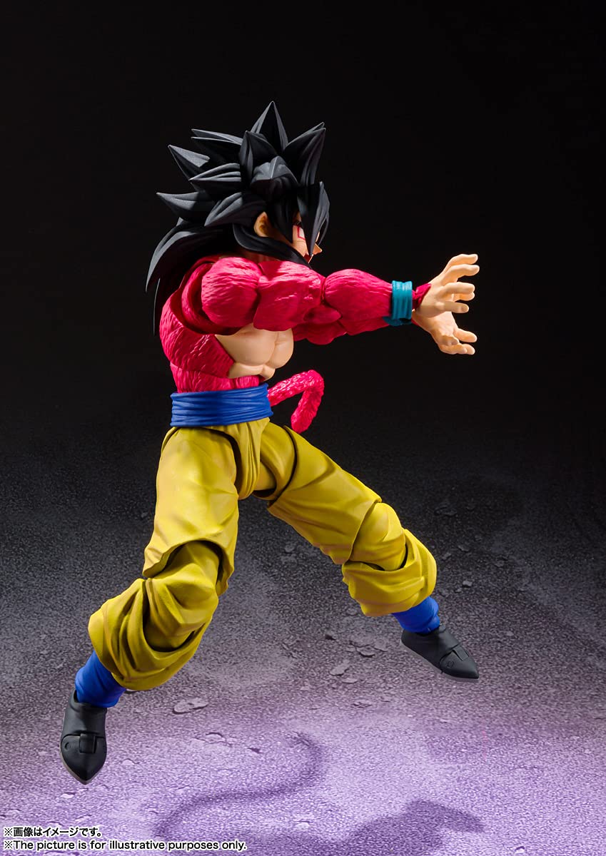 TAMASHII NATIONS - Dragon Ball GT - Super Saiyan 4 Son Goku, Bandai Spirits S.H.Figuarts Action Figure