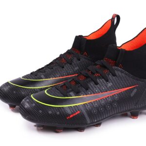 Jugafu Outdoor Soccer Cleats Mens Boys Football Cleats Shoes