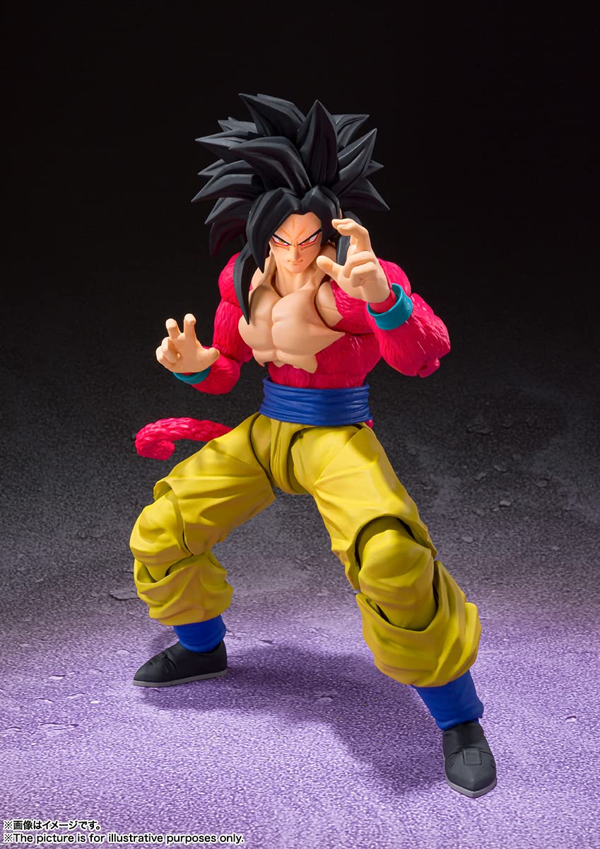 TAMASHII NATIONS - Dragon Ball GT - Super Saiyan 4 Son Goku, Bandai Spirits S.H.Figuarts Action Figure