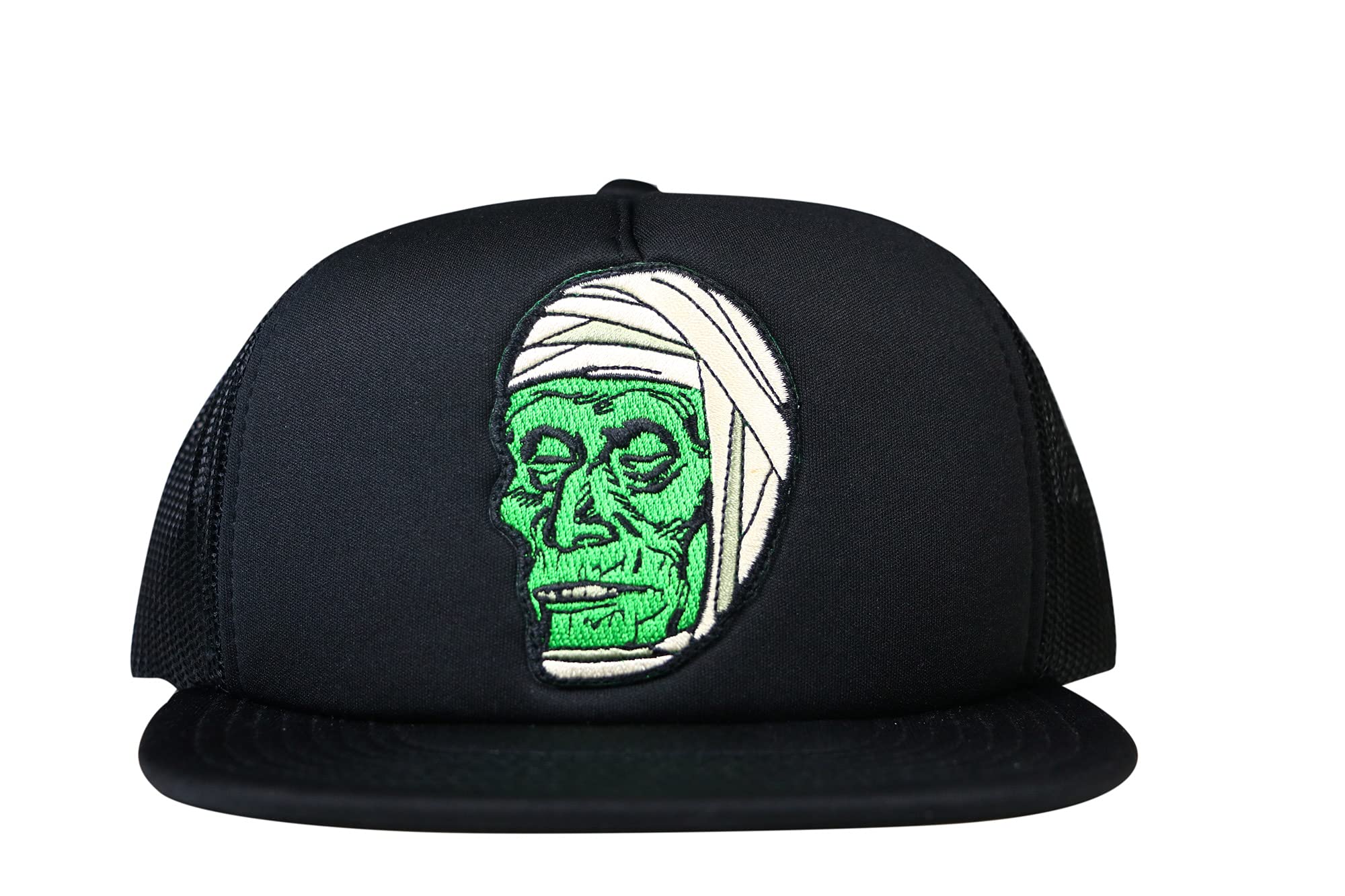 TOPSTONE Horror Mummy Patch Snapback Trucker Hat Black