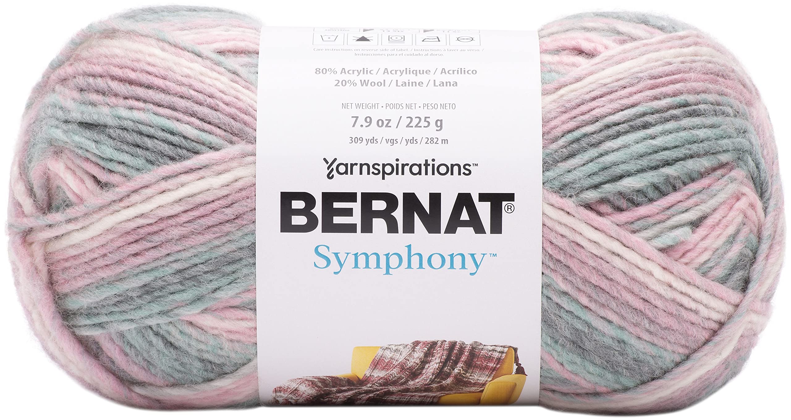 Bernat Symphony Yarn, 225g, Seashell