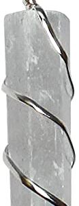 Arts Of India Raw Selenite Crystal Pendant Necklace Pack of 2