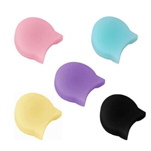 Jiayouy 5 Pcs Soft Silicone Clarinet Oboe Thumb Rest Cushion Protector 5 Color