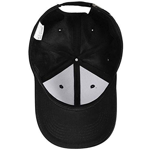 World's Best Grandpa Baseball Hat Embroidered Low Profile Soft Cotton Baseball Cap (Black)