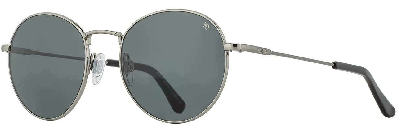 AO-1002 Sunglasses - Gunmetal - True Color Gray AOLite Nylon Lenses - 51-19-145