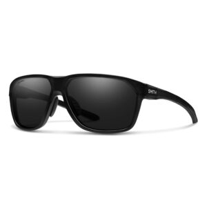 smith leadout sport & performance sunglasses - matte black | chromapop black