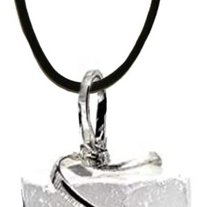 Arts Of India Raw Selenite Crystal Pendant Necklace Pack of 2