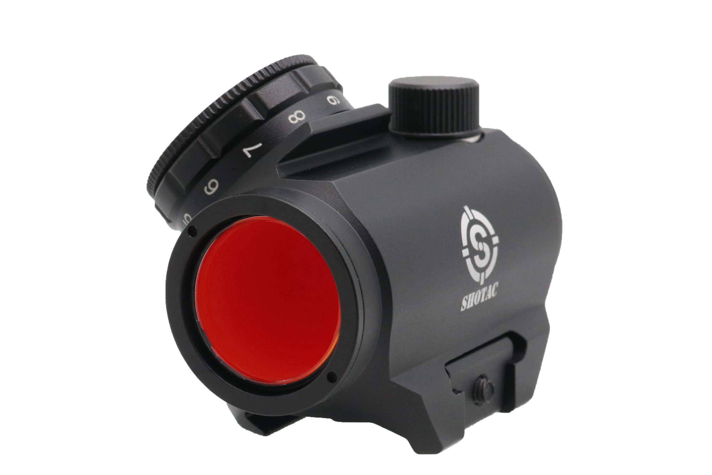 SHOTAC Red Dot Sight ST007,2 MOA dot size, Submersible to 16 feet (5 Meters) IPX8 Waterproof & Shockproof Over 15,000 Rounds of .223