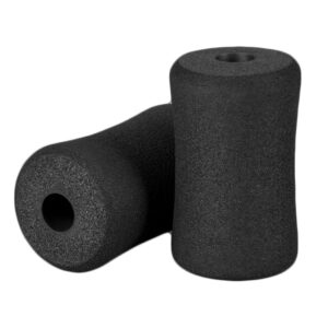 otfaitp sponge foam foot pad roller pair, used for replacing gym exercise equipment, suitable for 1-inch rod (foam 4.53" x 2.56" od x 0.87" id)