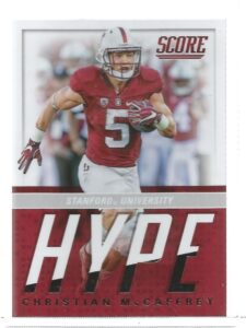 2017 score hype #11 christian mccaffrey nm-mt