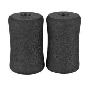 OTFAITP Sponge Foam Foot Pad Roller Pair, Used for Replacing Gym Exercise Equipment, Suitable for 1-inch Rod (Foam 4.53" X 2.56" Od X 0.87" Id)