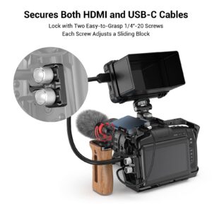 SmallRig Cable Clamp for HDMI & for USB-C for BMPCC 6K PRO - 3271