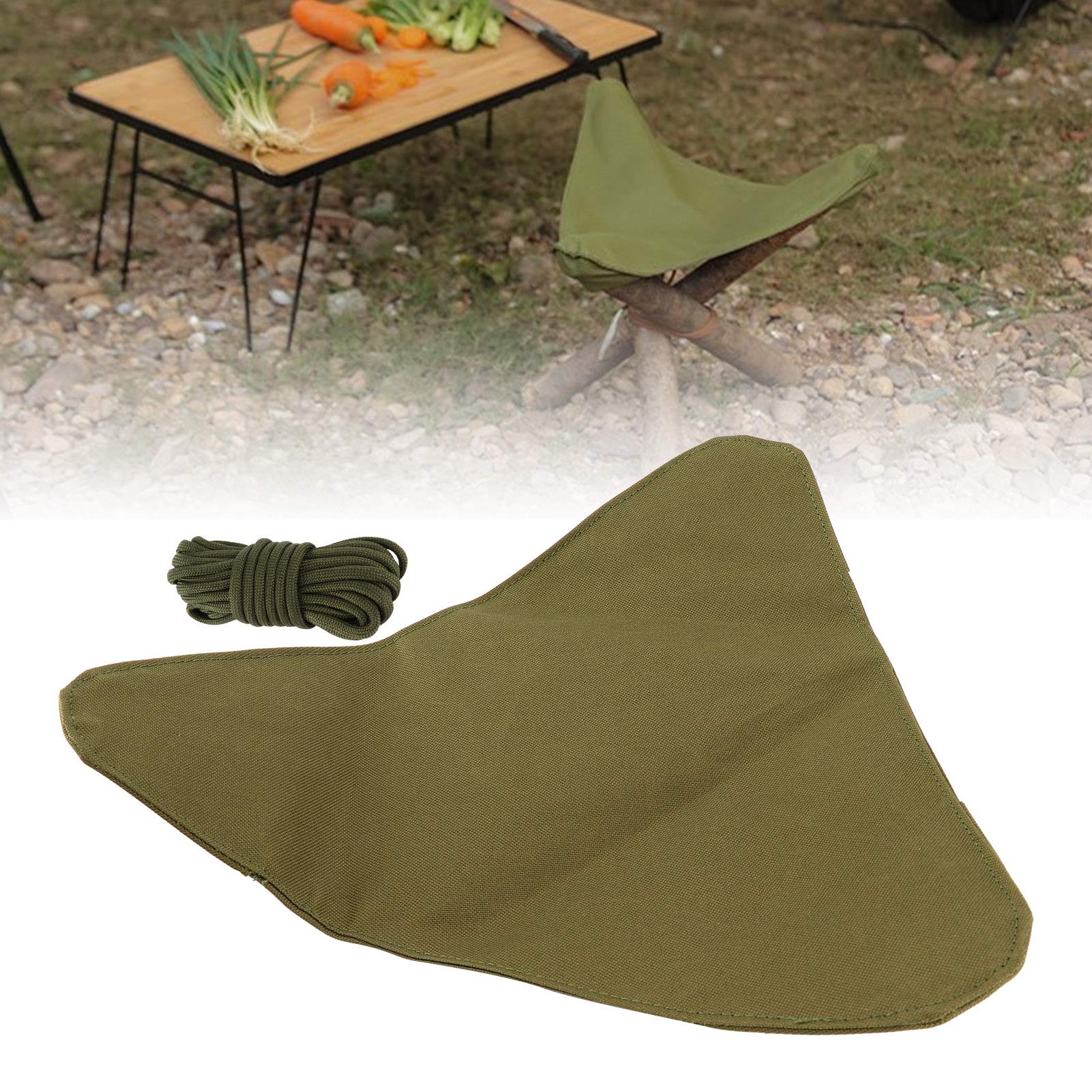 Tripod Stool Cloth Chair, Camping Stool Cloth, Camping Stool for Fishing Camping Hiking Mountaining