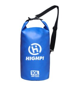 highpi floating waterproof dry bag 10l，roll top sack keeps gear dry for paddle board, kayaking, rafting, boating, swimming, hiking, beach,camping, fishing