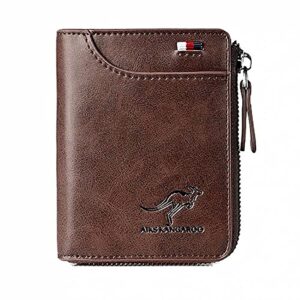 jiank reshline men’s rfid blocking wallet (brown)