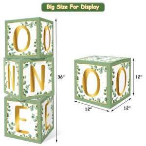 Levfla Wild One Birthday Decorations Balloon Boxes Sage Green Jungle Theme First Birthday Baby Shower Decoration 1st Birthday Party Supplies for Boy Girls