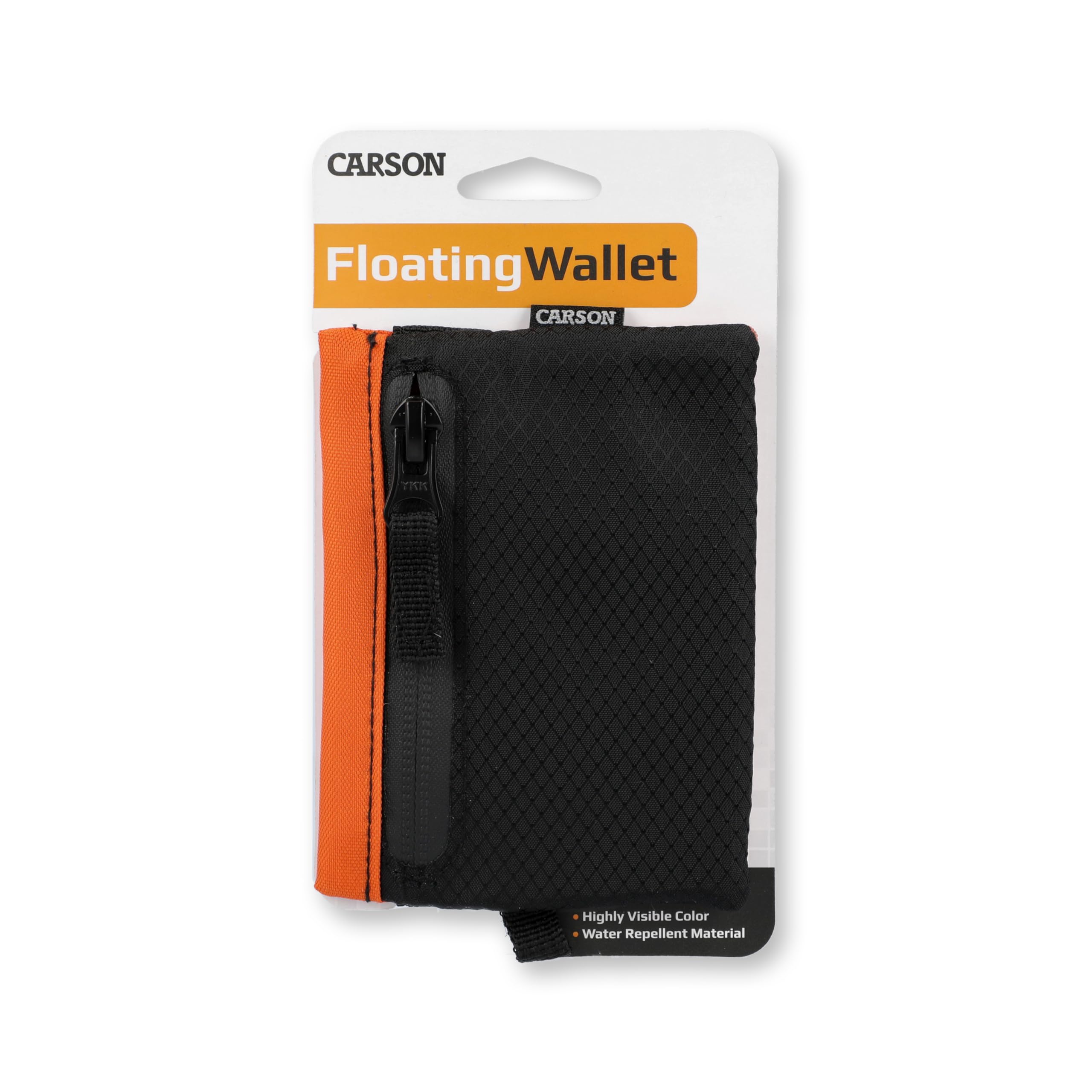 Carson Water Resistant Floating Wallet, Orange (EW-20OR)