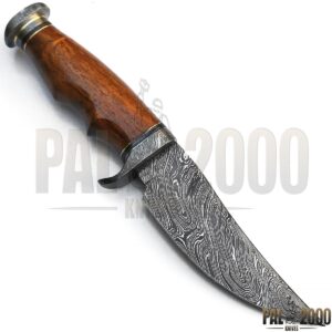 PAL 2000 HUNTING KNIVES HUN-9104 Custom Knife Handmade Damascus Steel Knife With Sheath