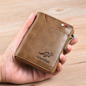 JIANK Reshline Men’s RFID Blocking Wallet (BROWN)