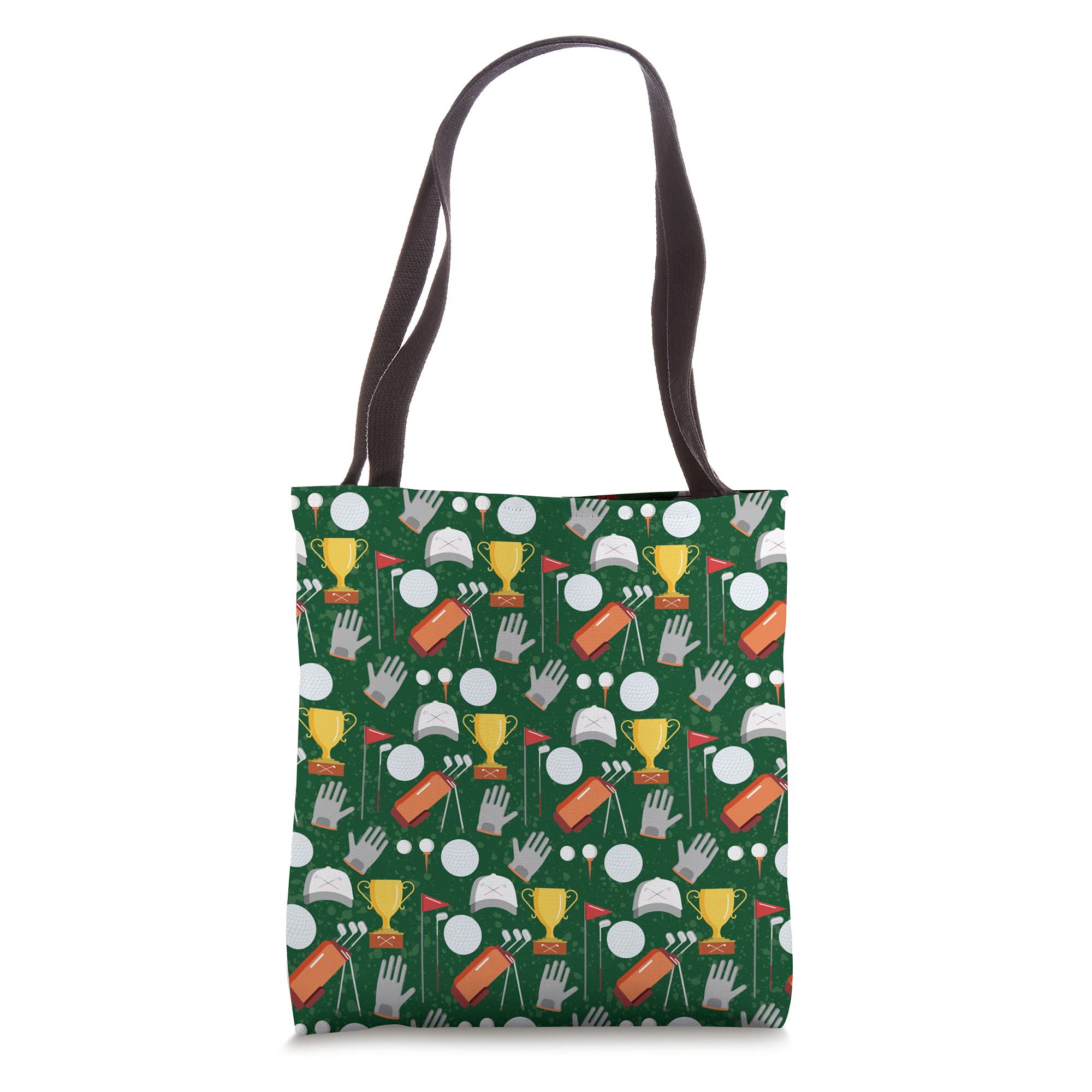 Golf Pattern Golfer Golf Game Player Fans Tote Bag