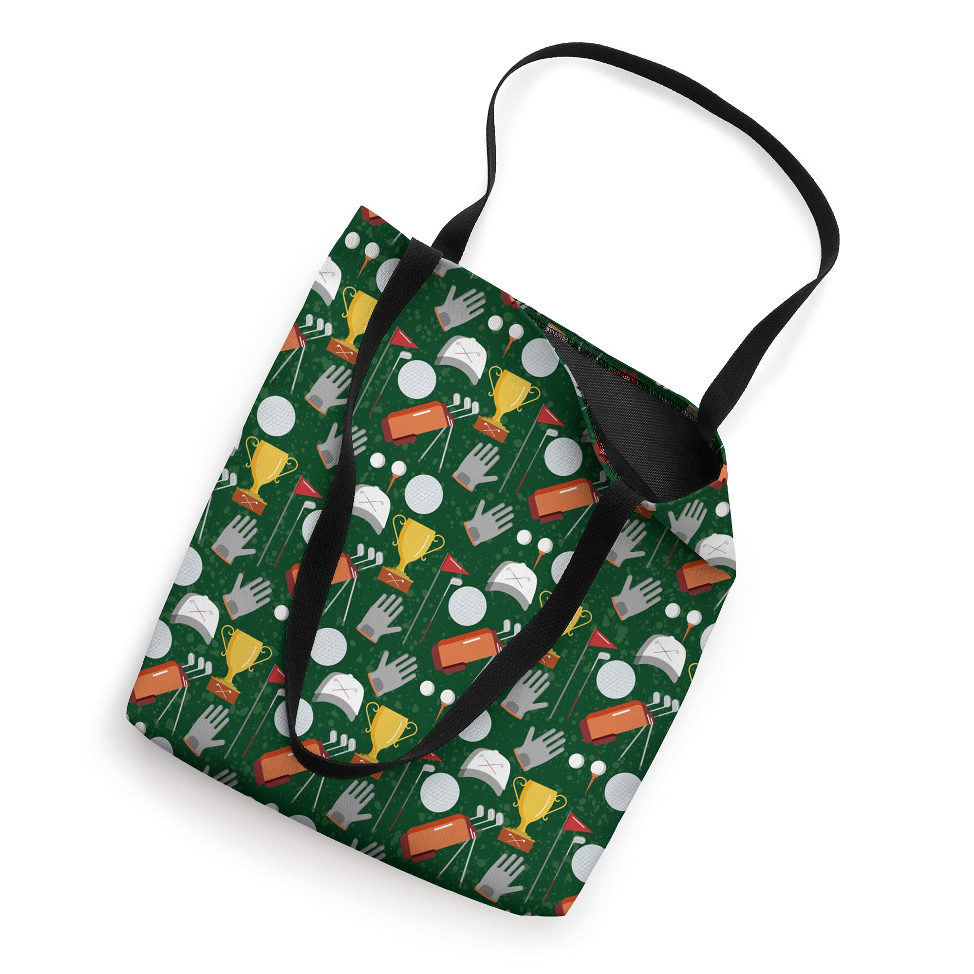 Golf Pattern Golfer Golf Game Player Fans Tote Bag