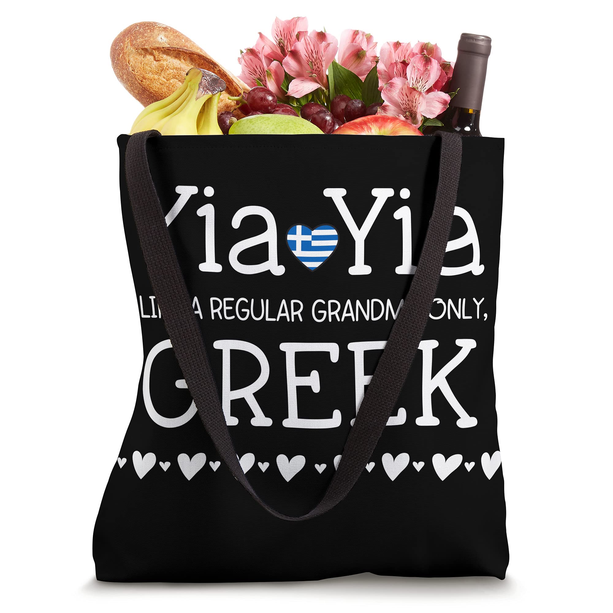 Yia Yia Like a Regular Grandma Only Greek Gift Grandmother Tote Bag