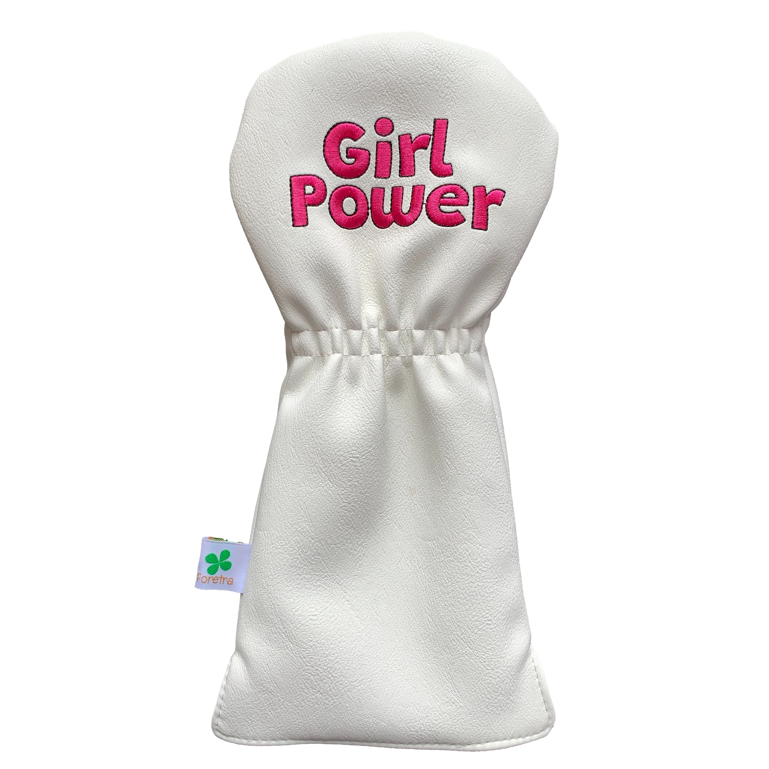 Foretra - Limited Edition Girl Power Design - Driver Head Cover - Tour Quality Golf Club Cover - Style and Customize Your Golf Bag